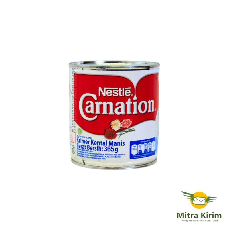Jual Nestle Carnation Susu Krimer Kental Manis Kemasan 365g - Per Pcs ...