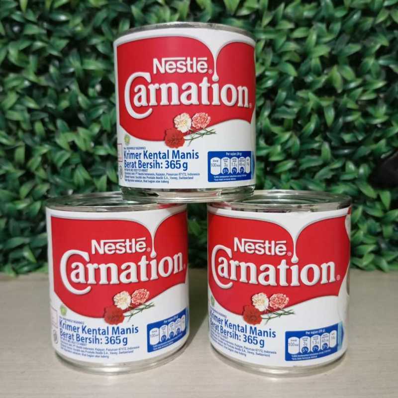 Jual Nestle Carnation Susu Krimer Kental Manis Kemasan 365g - Per Pcs ...