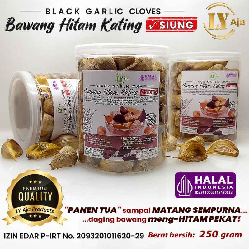 Jual Bawang Hitam Black Garlic 250 Gr 🏷️ 100% Original, Harga ...