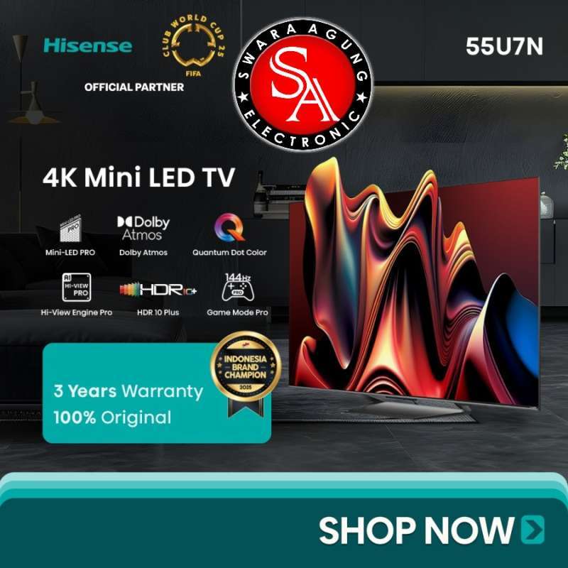 Jual Mini Led Pro - Google Tv 55 Inch Hisense Type : 55u7n - Full Array ...