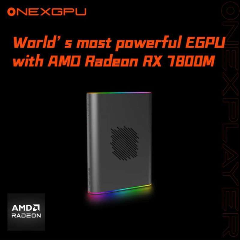 Promo Portable Gpu Onexplayer Onexgpu 2 Amd Radeon Rx 7800m Up To ...