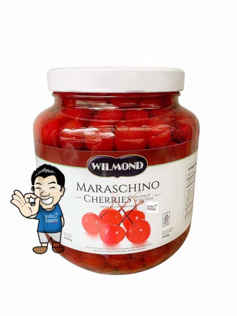 Promo Wilmond Maraschino Cherries In Syrup With Stem- Cherry Ceri ...