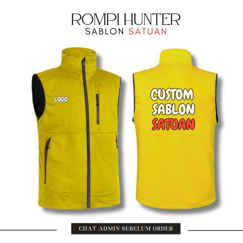 Jual Custom Vest Pertamina Rompi Hnter Sablon Satuan - Merah Xl Di ...