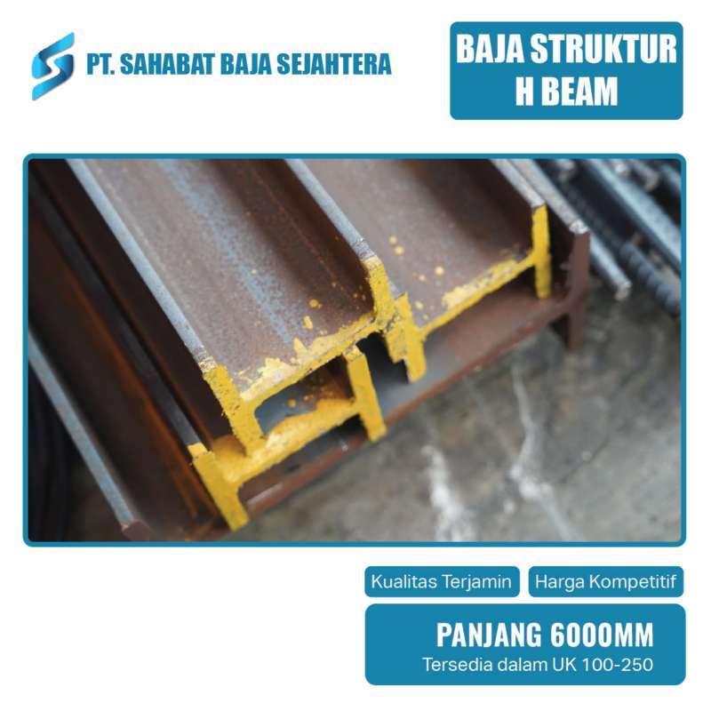 Jual H-beam - Besi Baja Kanal H 6 Meter Merk Lautan Steel (ls) Di ...