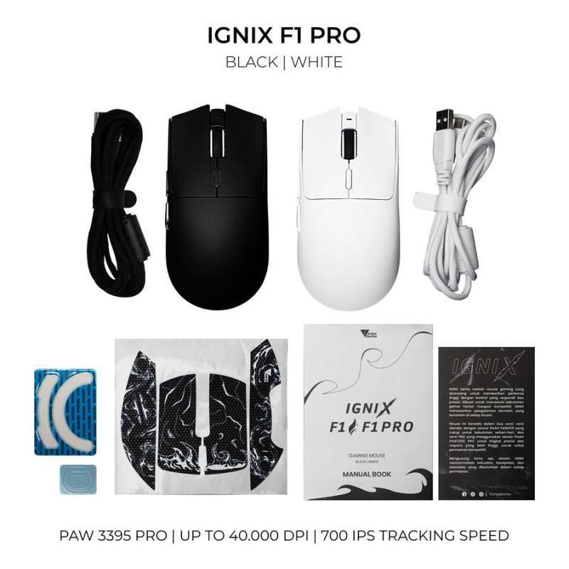 Jual Vortexseries Ignix F1 Pro / Vortex F1 Ignix Wireless 3in1 ...