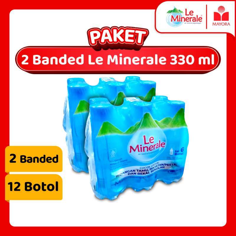 Le Minerale Botol 330 Ml 🔥 Harga Grosir April 2026