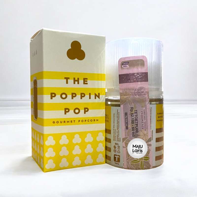 Promo The Poppin Pop 60ml - Caramel Butter Popcorn | Liquid Vape ...