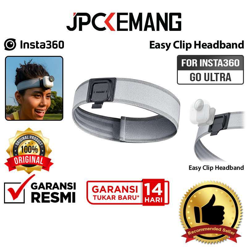 Jual Jpc Kemang Insta360 Go Ultra Easy Clip Headband For Insta 360 Go ...