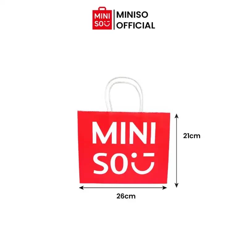 Promo Miniso Paper Bag Miniso Official Tas Belanja Tambahan Diskon 50% ...