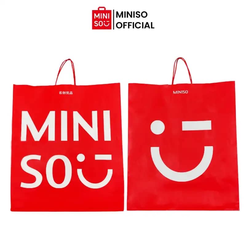 Promo Miniso Paper Bag Miniso Official Tas Belanja Tambahan Diskon 50% ...