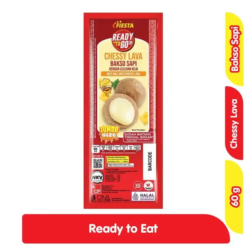 Jual Fiesta Ready To Go Bakso Sapi Chessy Lava 55 G Di Seller Alfamart ...