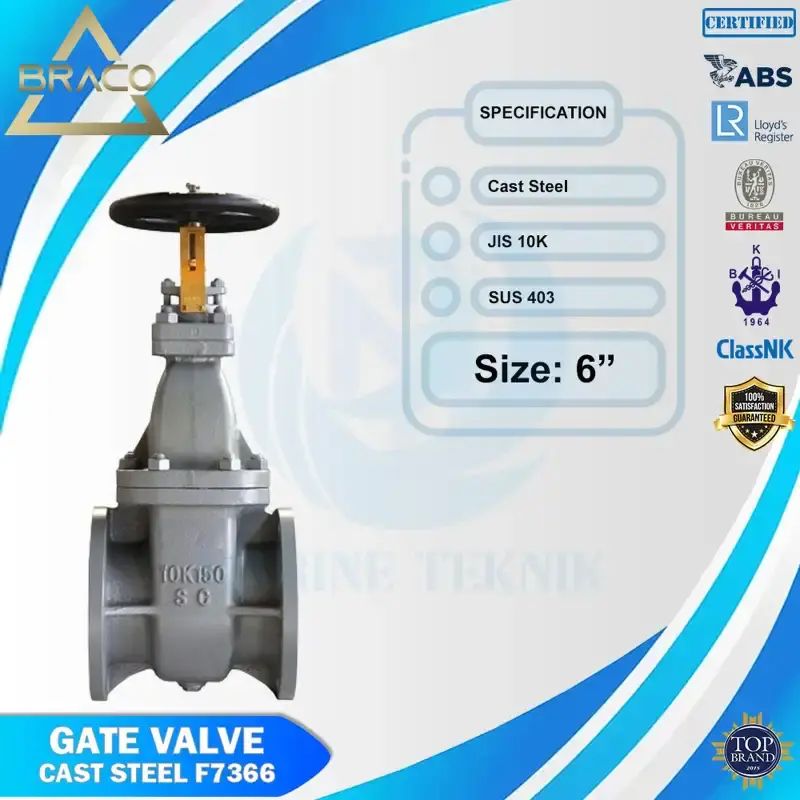 Jual Gate Valve Flange 6 Inch 💯 Harga Murah & Kualitas Terbaik Mei 2026