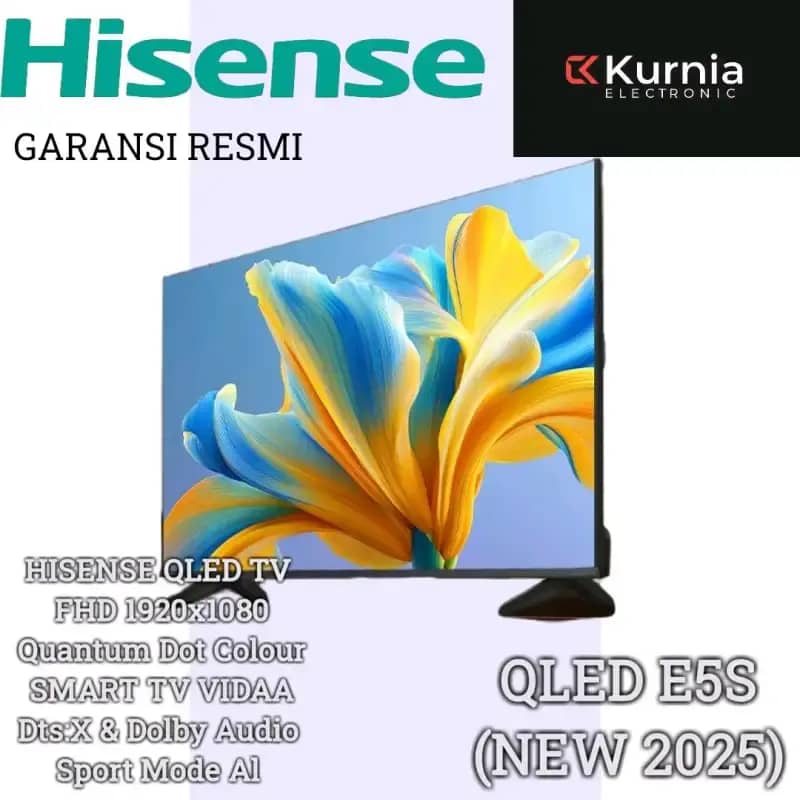 Jual Hisense 40e5s Qled Hd Vidaa Os 40 Inch 2025 Series Di Seller ...