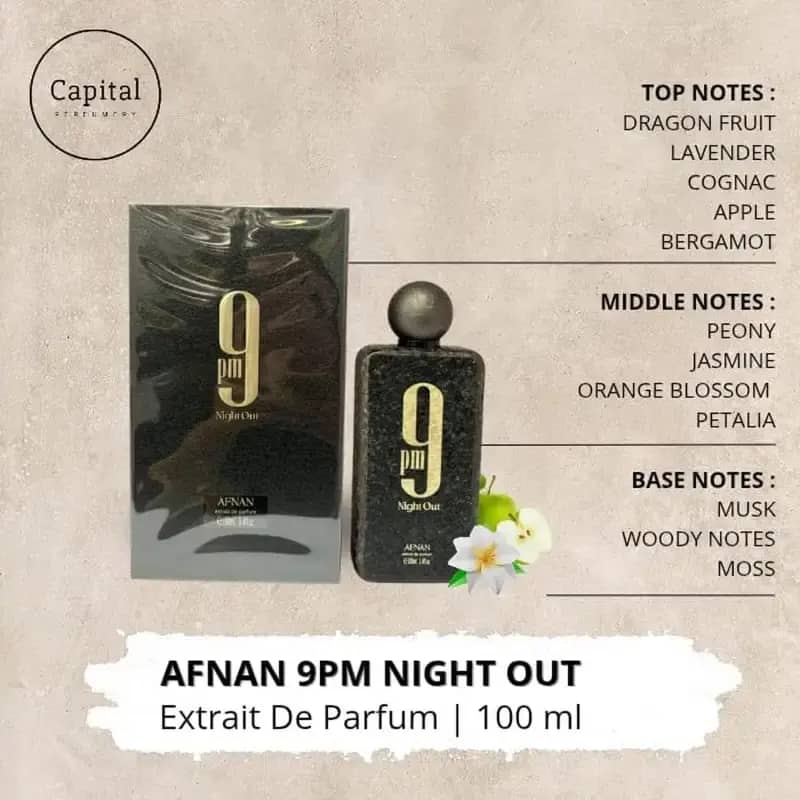 Jual Parfum Original Afnan 9 Pm Night Out Extrait De Parfum 100ml Di ...
