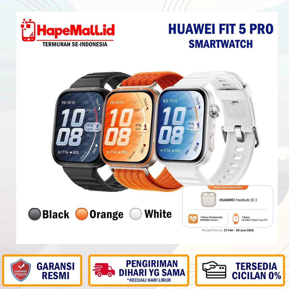 HUAWEI Smartwatch Buds - 🔥 Harga & Spesifikasi Terbaru Juni 2026