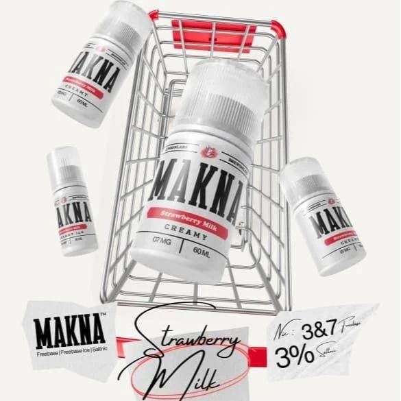 Jual Liquid Vape Makna V5 Strawberry Milk Saltnic 30mg 30ml By ...