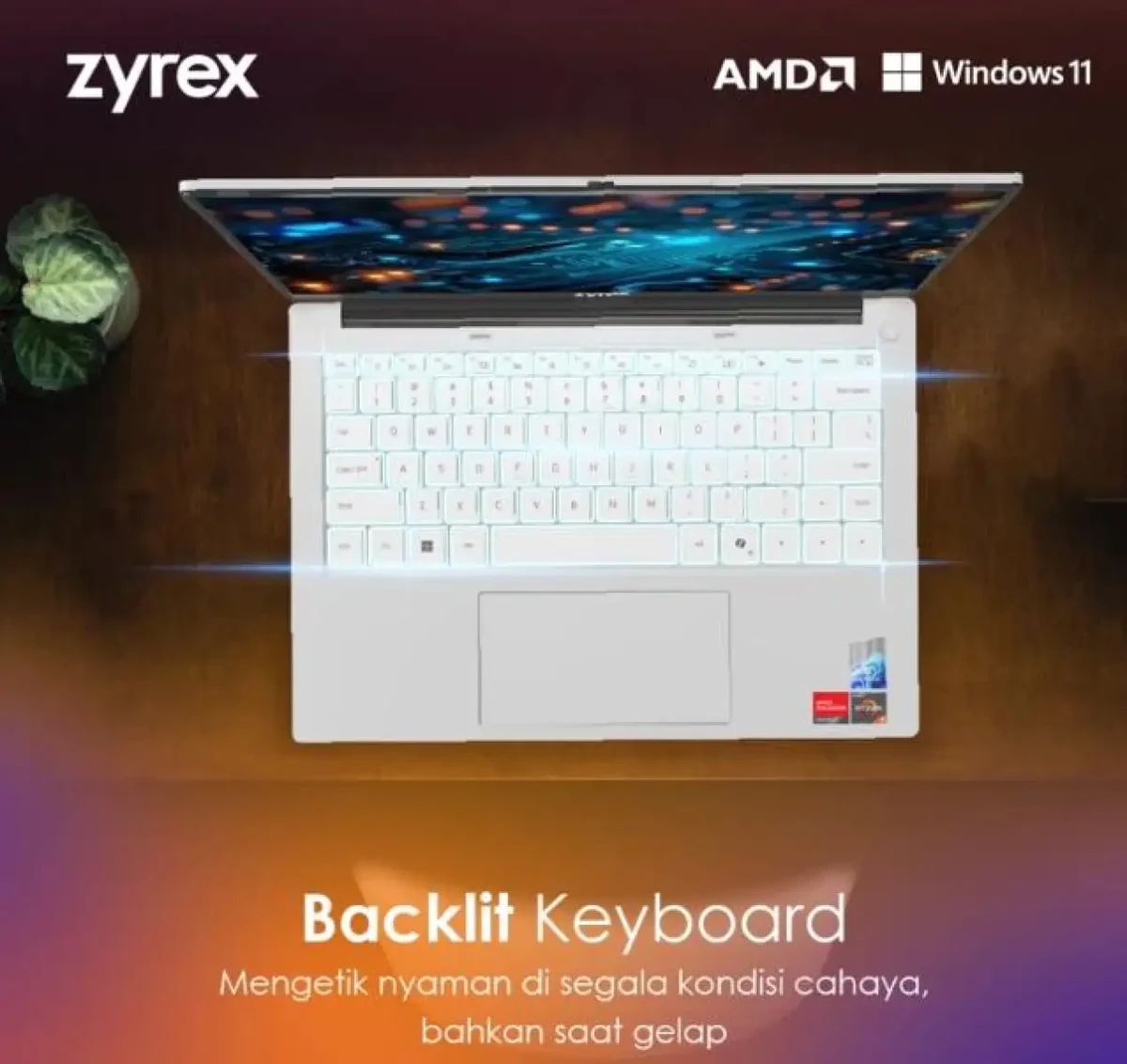 Promo Laptop Zyrex D-tech Pro V2 Amd Ryzen 5 6600h RAM 8gb - 16gb Ssd ...