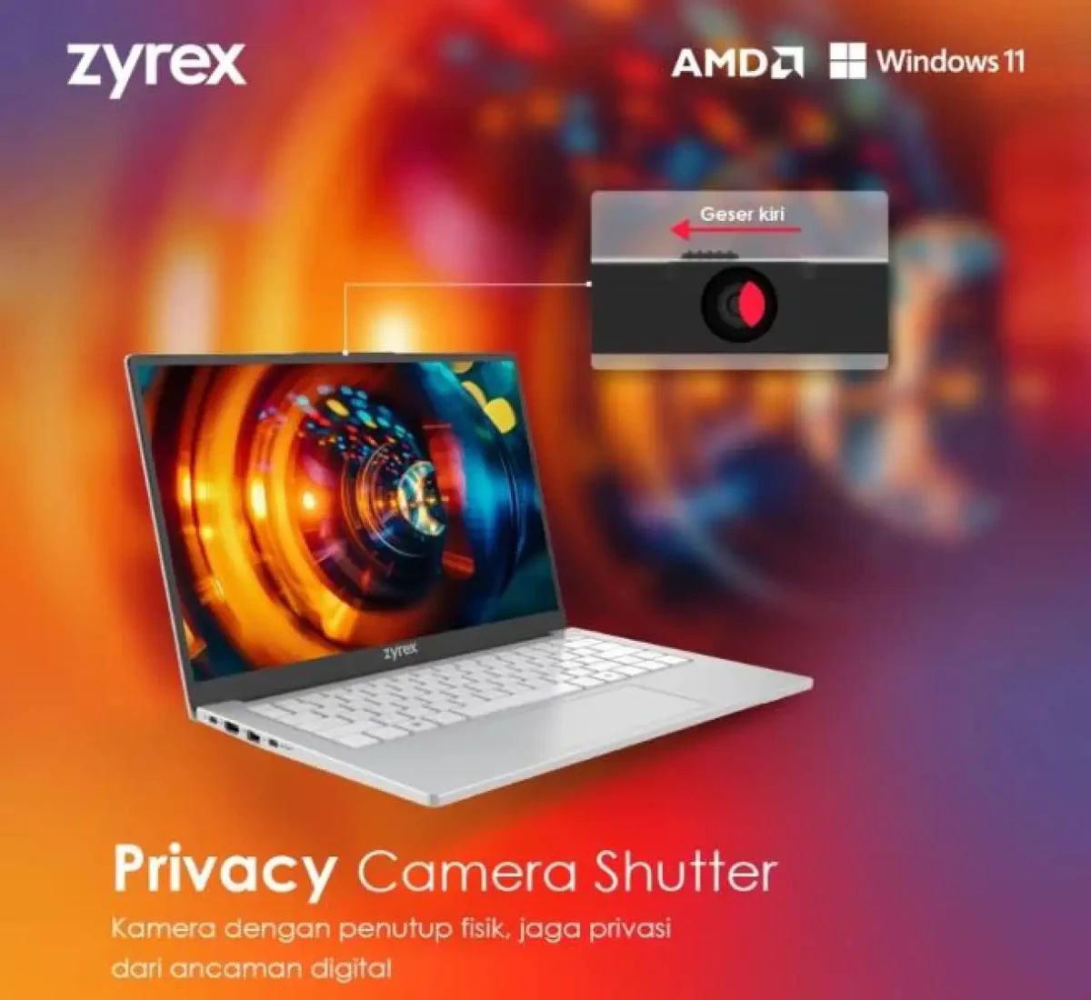 Promo Laptop Zyrex D-tech Pro V2 Amd Ryzen 5 6600h RAM 8gb - 16gb Ssd ...