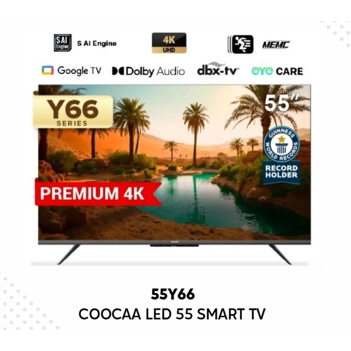 Promo Google Tv Coocaa 55 Inch 55y66 Free Pengiriman Serang Cilegon ...