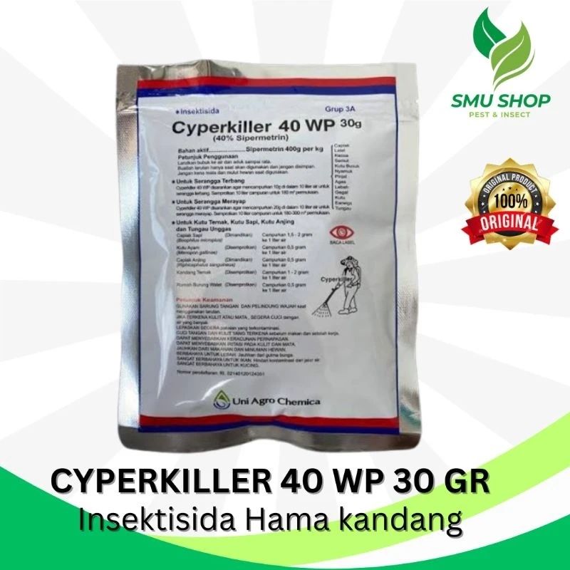 Jual Cyperkiller 40 Wp Racun Hama Walet Original Obat Hama Lalat Kutu ...