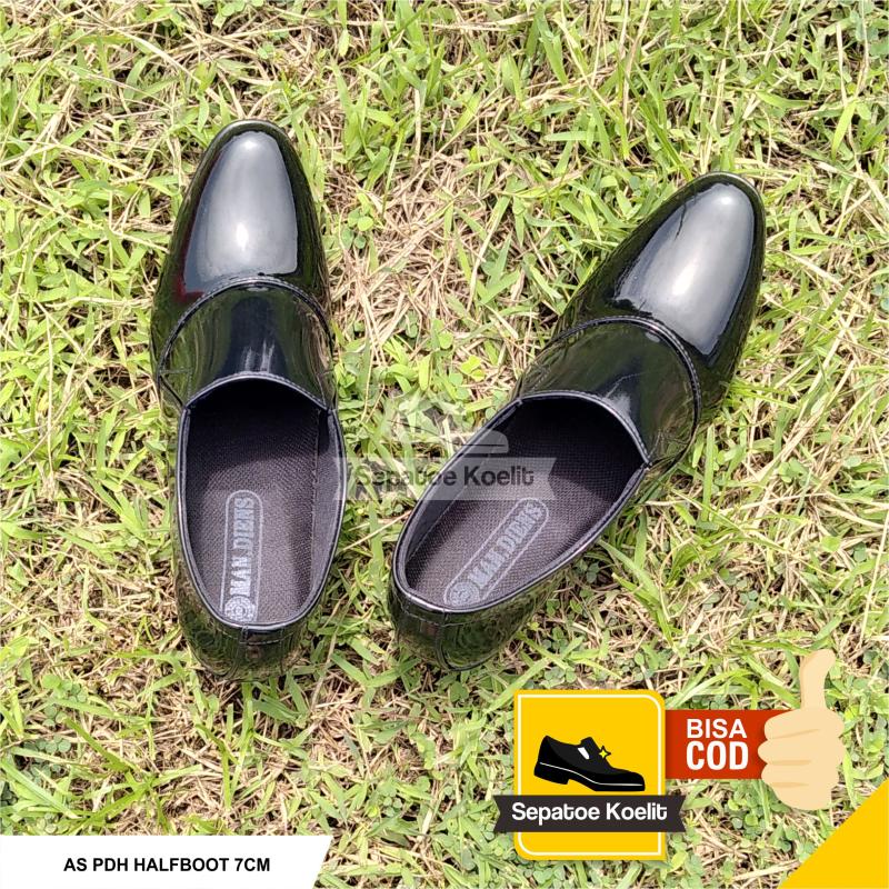 Jual Sepatu Dinas Psh Psk Pdh Bhayangkari Persit Pns Polwan 7cm Kilap ...
