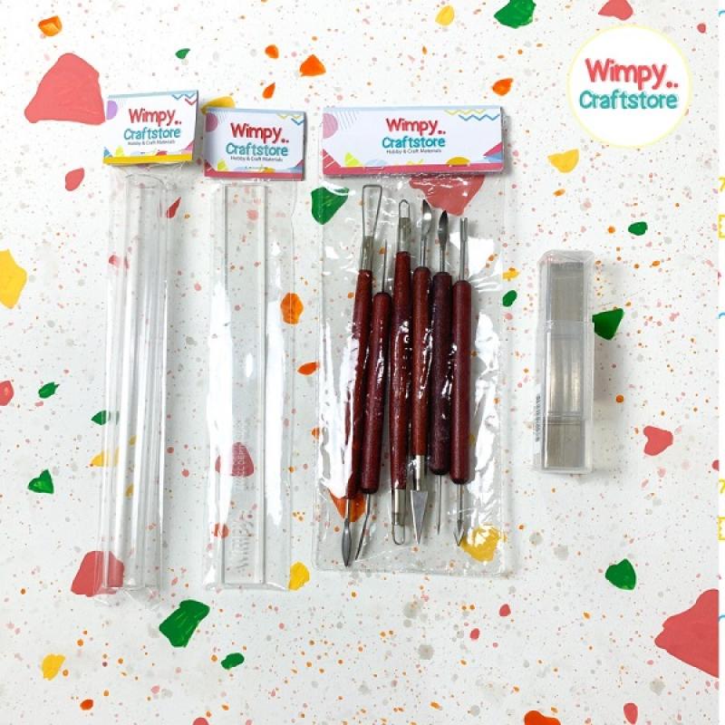 Jual Paket Alat Clay Professional Tools Polymer Clay Modeling Sculpting ...