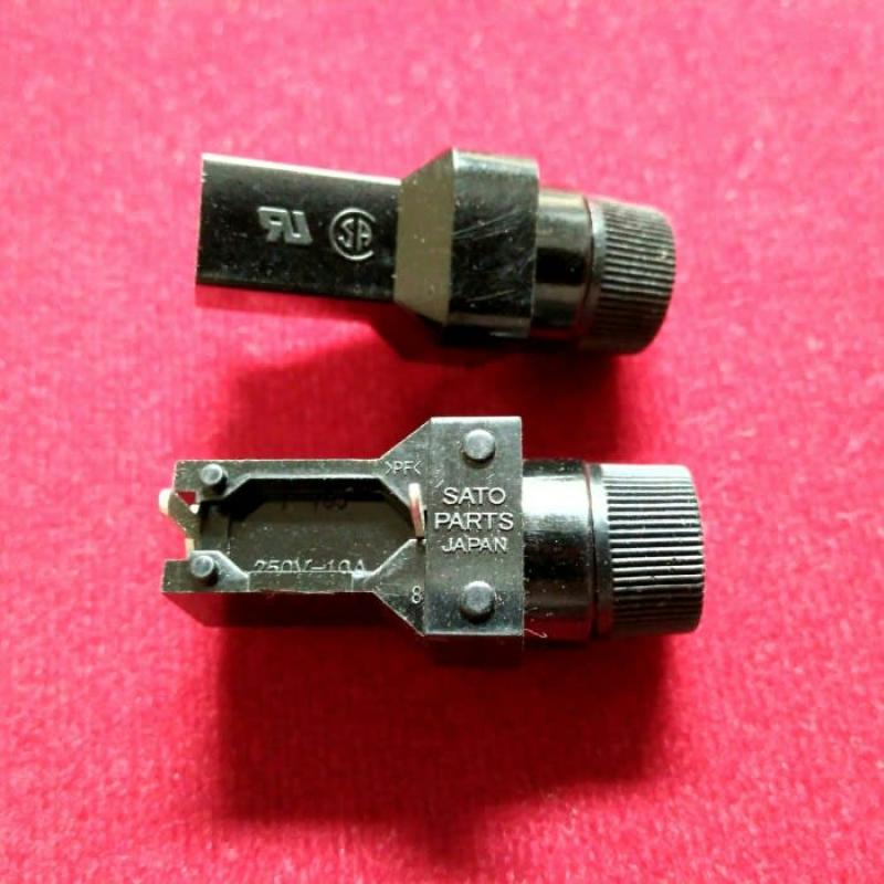 Jual Baru Sato Parts Pcb Fuse Holder Bayonet Style For 5 X 20 Fuse ...