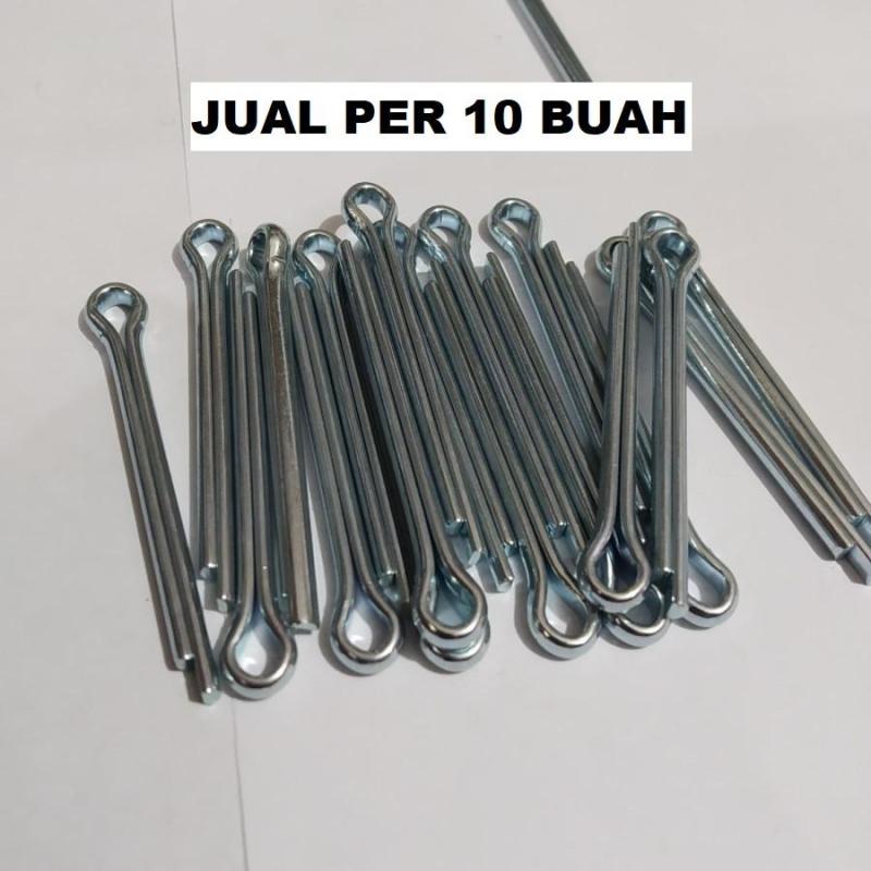 Jual Per 10 Buah Cotter Pin Diameter 6 Mm X 5 Inch Pasak Penjepit Di ...