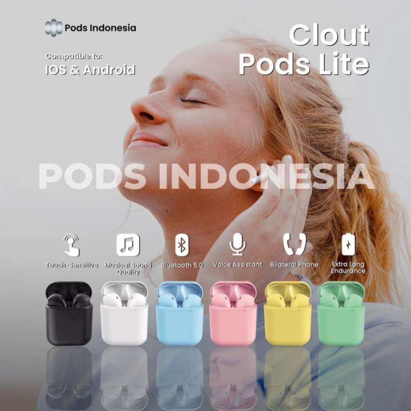 Jual The Pods Lite 2022 Headset Bluetooth Inpods 12 Macaroon True ...