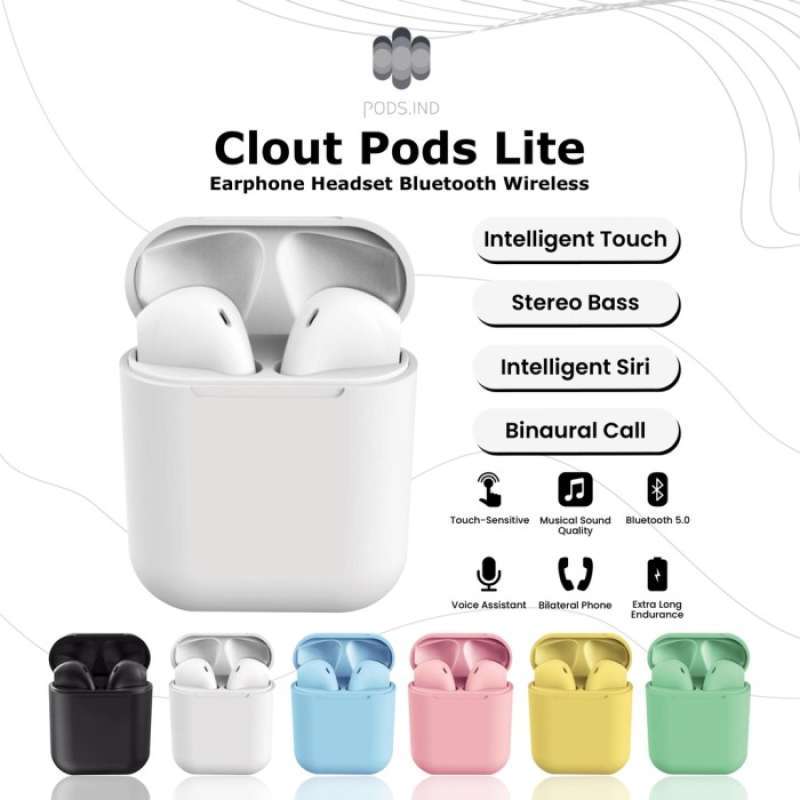 Jual The Pods Lite 2022 Headset Bluetooth Inpods 12 Macaroon True ...