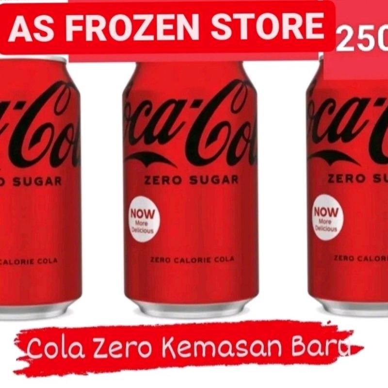 coca cola zero can 250ml