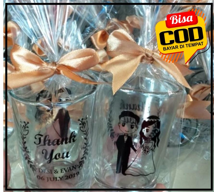 Promo Souvenir Pernikahan Gelas Bening Sablon Nama Kemasan Plastik Di Ilat Puta Souvenir Murah Ilegan 100pcs Diskon 13 Di Seller Alunacollect Linggajaya Kota Tasikmalaya Blibli