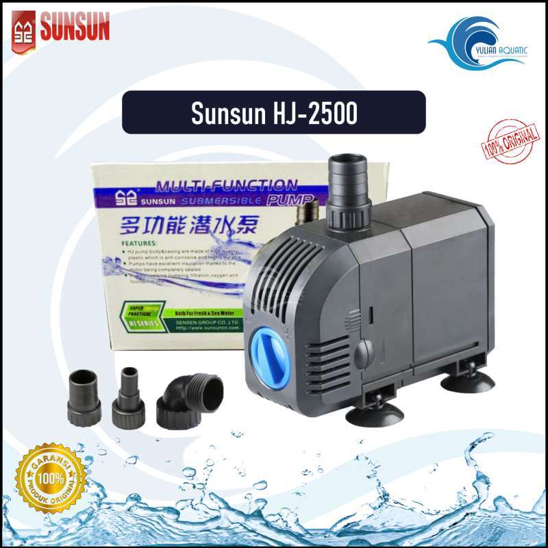 Jual Pompa Aquarium Sunsun Hj 2500 Original / Water Pump Sunsun Hj-2500 ...