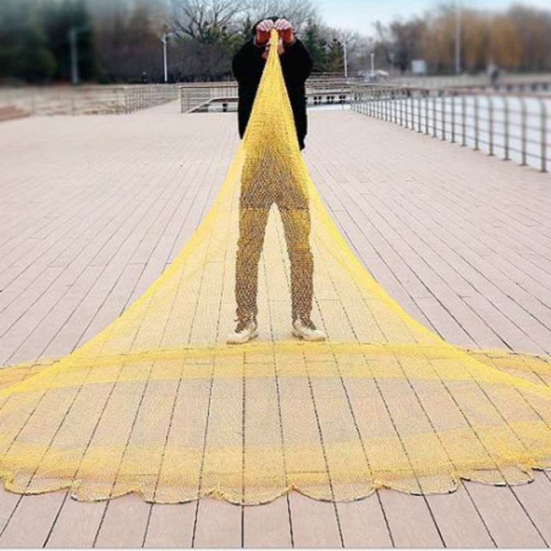 Jual Fishing Net Jala Ikan Jaring Lempar Tanpa Ring Nelayan Di Seller ...