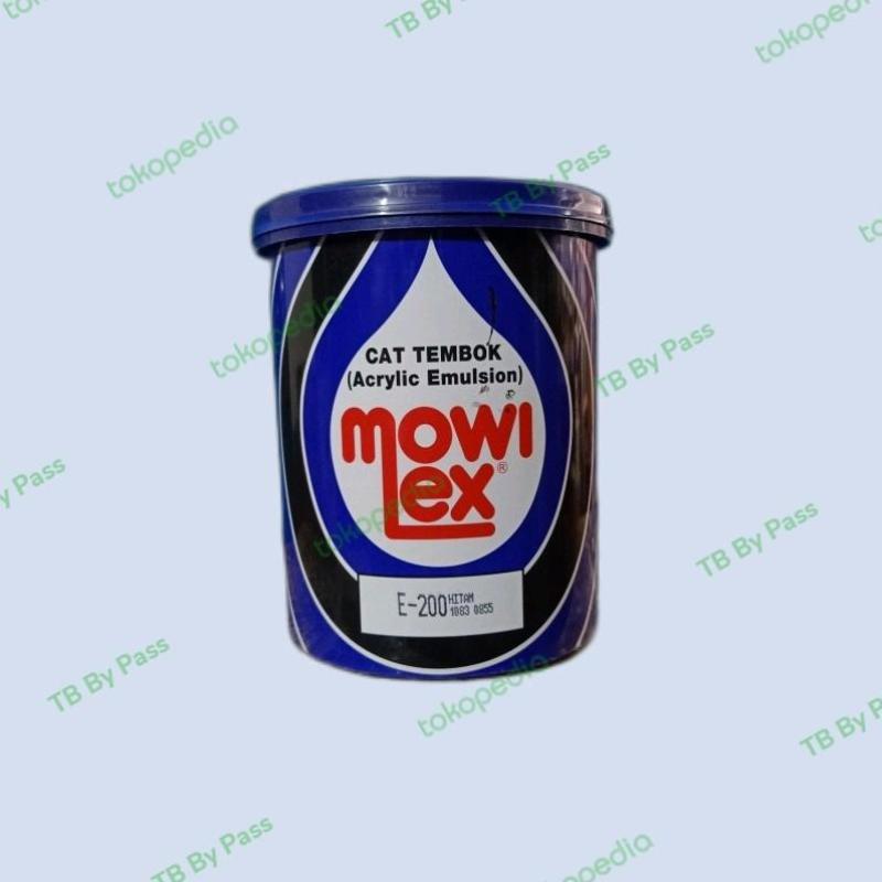 Jual Cat Tembok Mowilex E-200 Hitam Kemasan 1 L Interior Di Seller ...