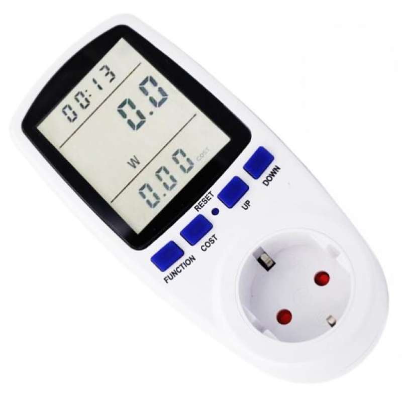 Jual Power Meter AC 16A 220v Watt Meter Pengukur Daya Energi Arus ...