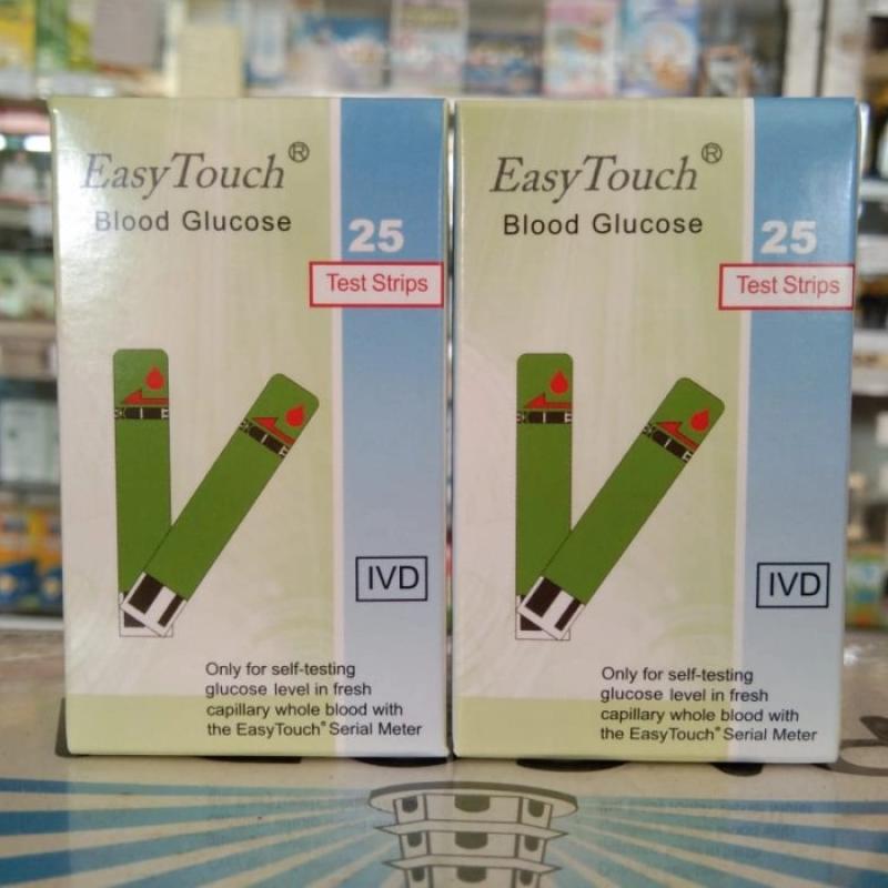 Jual Easy Touch Blood Glucose 25 Strip Easy Touch Easytouch Gula Darah Di Seller Permata Shoop ...