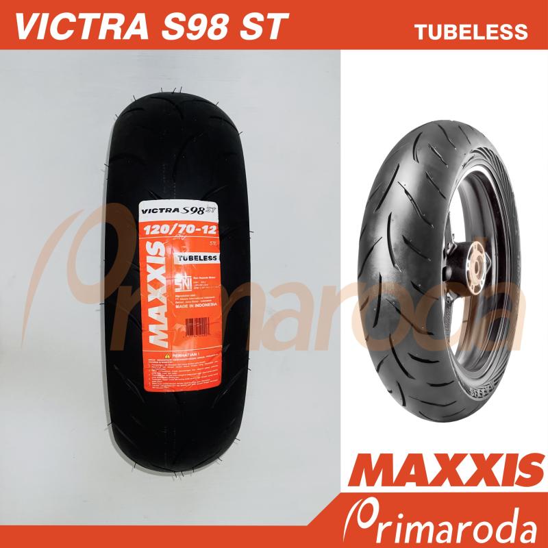 Jual Ban Motor Maxxis Victra S98st 120/70 Ring 12 120/70-12 Tubeless Di ...