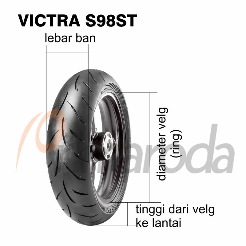 Jual Ban Motor Maxxis Victra S98st 120/70 Ring 12 120/70-12 Tubeless Di ...