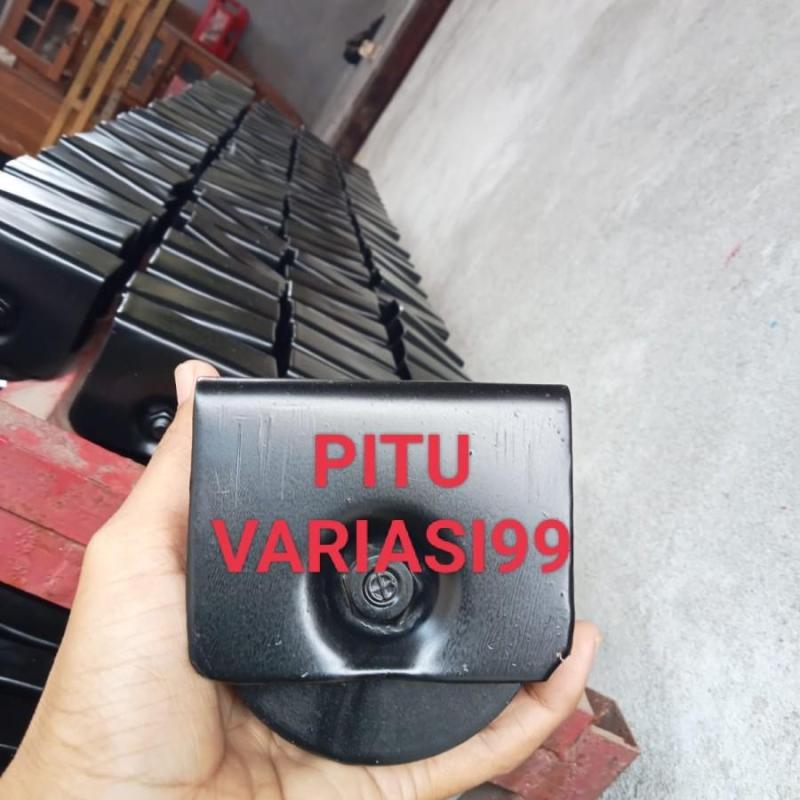 Jual Roda Pagar Cor 7cm Warna Hitam Behel / Siku Di Seller ...