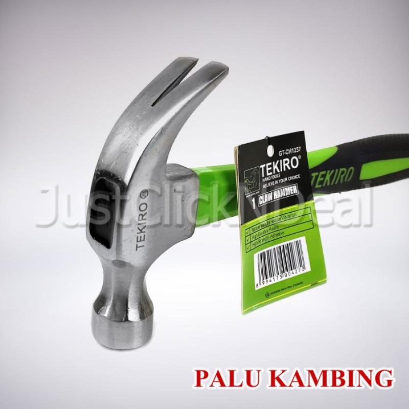 Promo Tekiro Palu Kambing 8 12 16 Oz Claw Hammer Gagang Karet - Ukuran ...