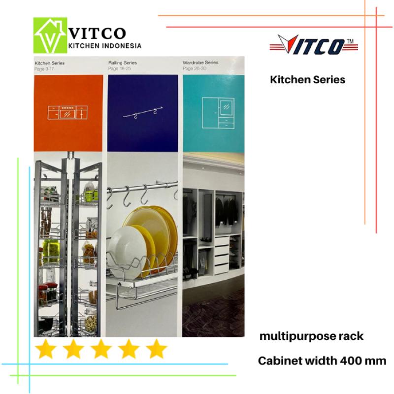 Jual Vitco V-24 Spoon & Bottle Rack Pull Out / Rak Tarik Botol & Sendok ...