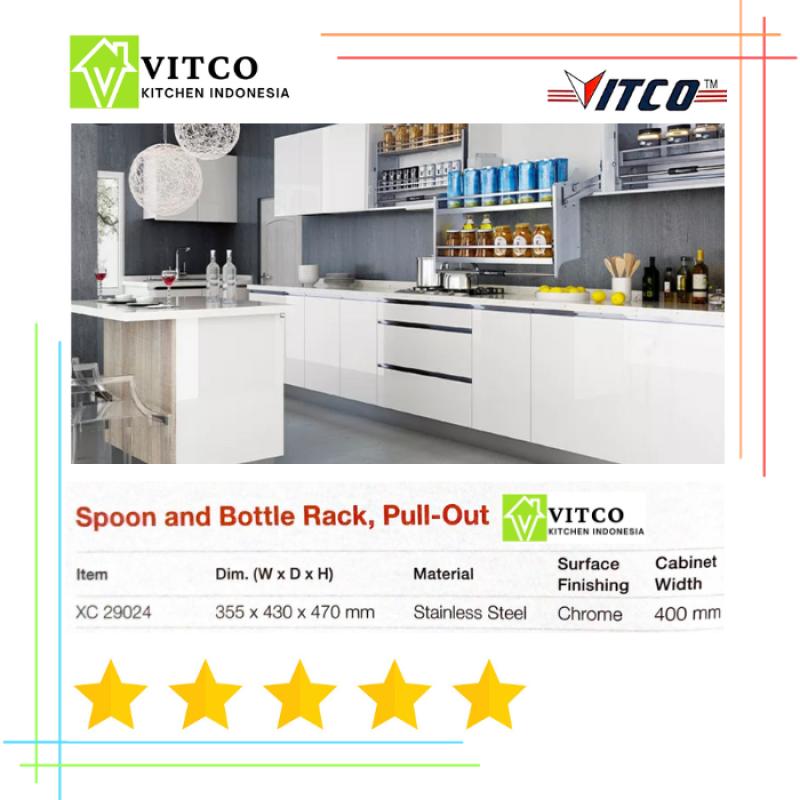 Jual Vitco V-24 Spoon & Bottle Rack Pull Out / Rak Tarik Botol & Sendok ...