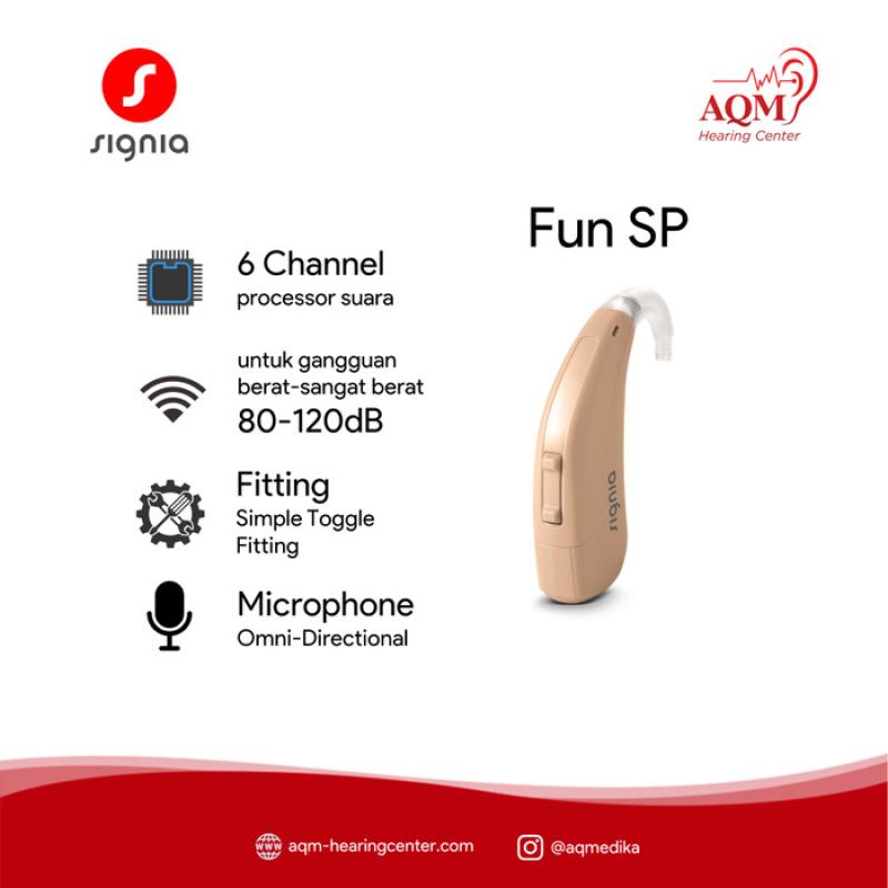 Jual Alat Bantu Dengar New Signia Fun P By Siemens Bte 90-110db 6 ...