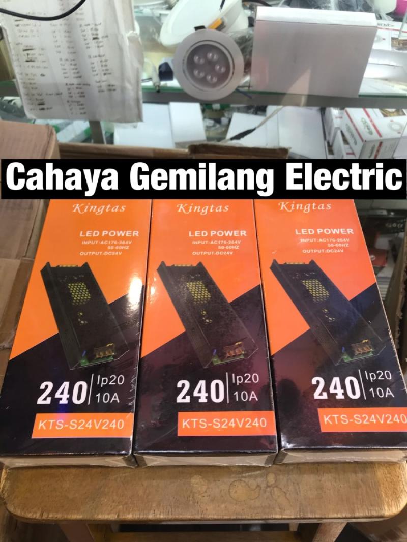 Promo Powersupply 24v dc 10a 10 ampere kingtas travo 5a 5 adaptor - 2 ...