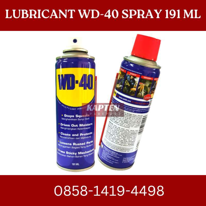 Jual Lubricant Spray Wd-40 191 Ml/wd Spray 191 Ml Di Seller Kapten ...