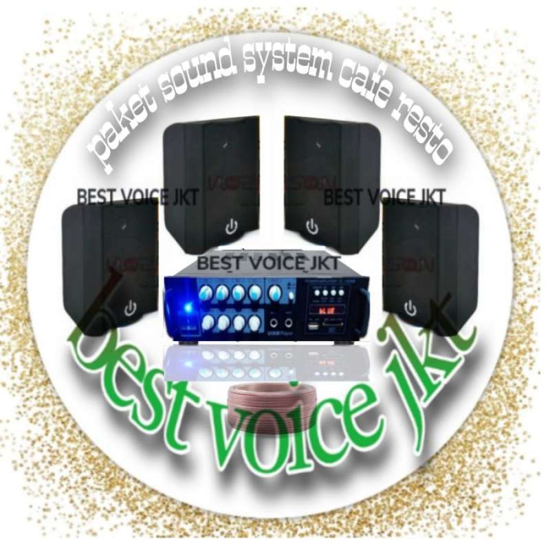 Jual Paket Sound System Cafe Resto 4 Speaker Di Seller Gamma Store ...