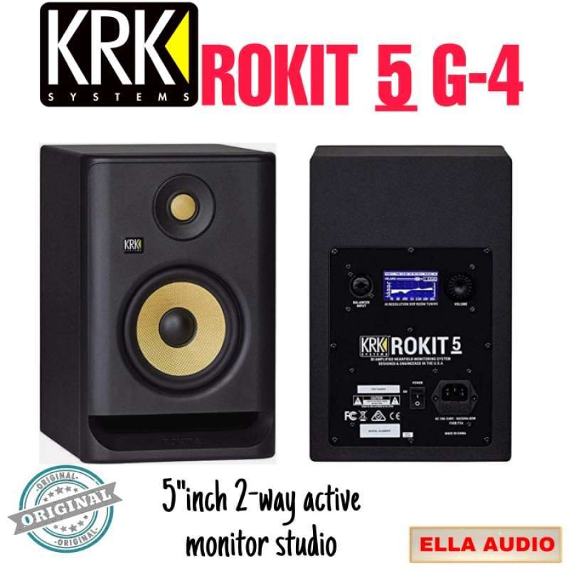 Jual Krk Rokit 5 G4 Monitor Studio 2-way Speaker Record Di Seller Gamma ...