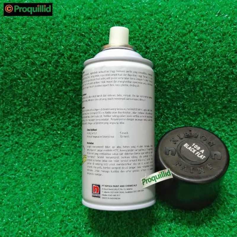 Jual Cat Semprot Pylox Pilox 109a Black Flat Hitam Doff 300 Cc Nippon ...