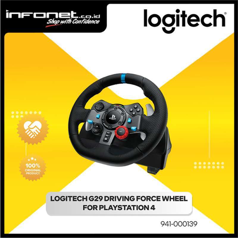 Promo LOGITECH G29 DRIVING FORCE WHEEL FOR PLAYSTATION 4 Diskon 4% di ...
